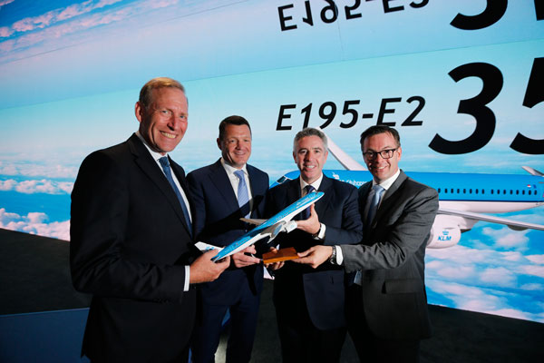 KLMシティホッパー、エンブラエルE195-E2型機を21機発注 14機のオプションも - TRAICY（トライシー）